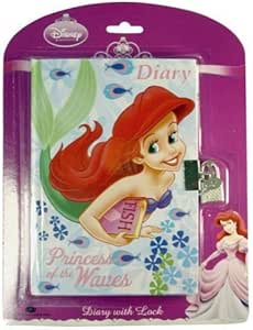 Disney Princess Ariel Diaries notebook - Little Mermaid diary with lock ...