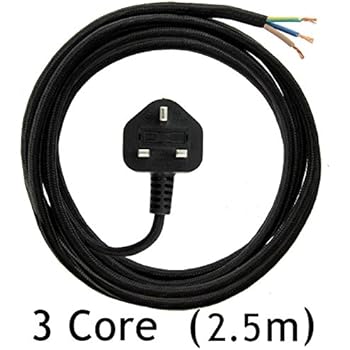 First4Spares 3 Metre Steam Iron Cotton Covered Heat Resistant Cable ...
