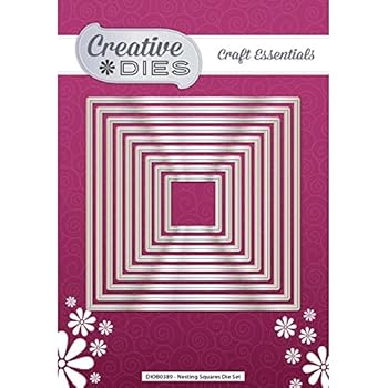 Presscut metal cutting die Square nesting layering set of 24 dies pcd47 ...