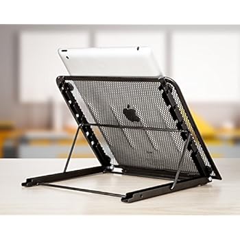 AmazonBasics Ventilated Adjustable Laptop Stand: Amazon.co.uk ...