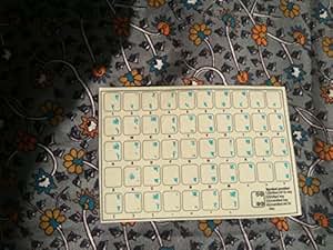 Amazon.in: Buy HINDI KEYBOARD STICKERS WITH BLUE LETTERING ON ...