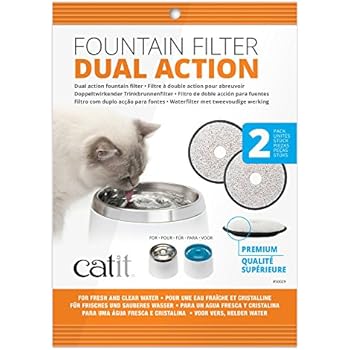Catit Fresh and Clear Replacement Foam/ Carbon Filters, Pack of 3 ...