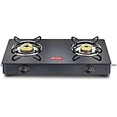Prestige Magic plus Toughened Glass-Top 2 Brass Burner LPG Gas Stove ...
