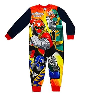 Official Licensed Boy's Kids POWER RANGERS Micro Fleece Onesie Jumpsuit ...