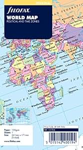 Filofax Personal World Map: Amazon.co.uk: Office Products