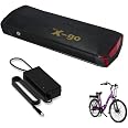 X-go Ebike Battery, 36V 13AH Lithium lon Rear Rack Battery with Charger ...