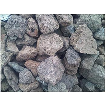 Barbecue Lava Rocks 4KG, Lava Rock Stones Gas Barbecue BBQ Aquarium ...