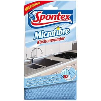 Spontex Microfibre Kitchen Kit (2 Cloths): Amazon.co.uk: Health ...