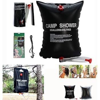 Qdreclod Campingdusche Solardusche Tasche，20L Tragbare Solar ...