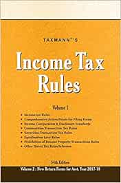 Buy Income Tax Rules (Set of 2 Volumes) [Paperback] Taxmann Book Online ...