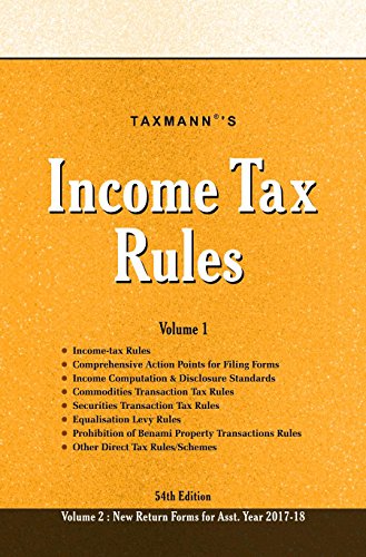 Buy Income Tax Rules (Set of 2 Volumes) [Paperback] Taxmann Book Online ...