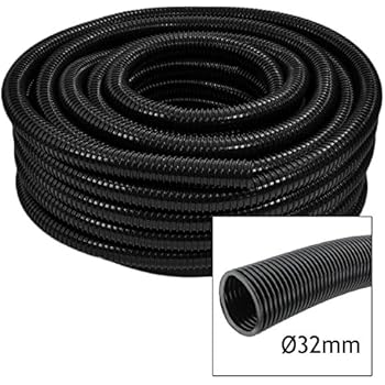 Flex-Drain 51710 Flexible/Expandable Landscaping Drain Pipe, Solid, 4 ...