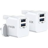 Anker USB Plug 5.4A/27W 4-Port , Wall Charger, PowerPort 4 Lite with ...