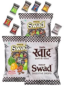 Swad Original Toffee (1 Pack) & Swad Mixed Candy (2 Pack) Pan, Imli ...