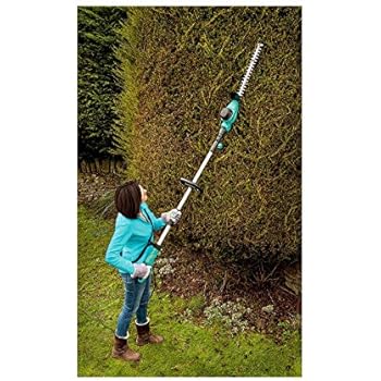 Bergman 3m Long Reach Telescopic Hedge Trimmer Garden Cutter Electric ...