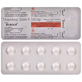 Aceclo - Strip of 10 Tablets : Amazon.in: Health & Personal Care
