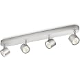 Philips MyLiving Star 4 Bar Spotlight Ceiling Light (Integrated 4 x 3 W ...