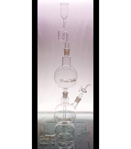 Lab Distillation Tube 29/42 Glass Vigreux Column - 300mm Borosilicate ...