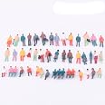 Namalu 100 Pcs Mini People Figurines 1: 150 Scale Architectural Painted ...
