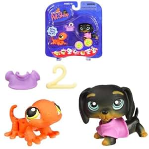 Littlest Pet Shop - Pet Pairs - 2Pack - Gecko LPS 325 & Hund LPS 326 ...