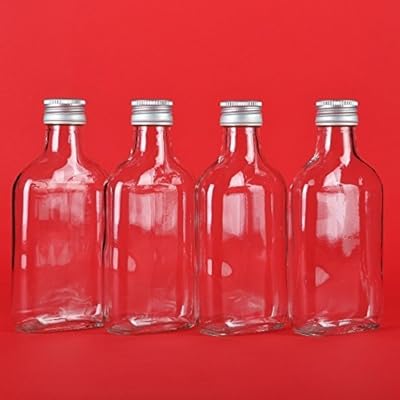12 Leere Glasflaschen 200 ml mit Schraubverschluss TASC 0,2 Liter l ...