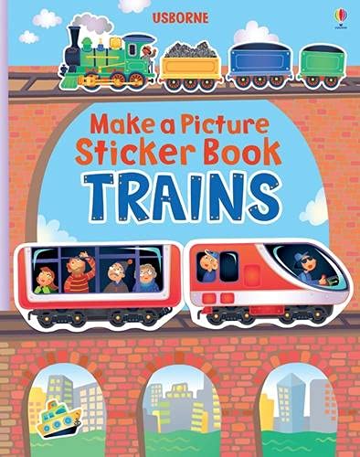 Trains (Make a Picture Sticker Books): Amazon.co.uk: Brooks, Felicity ...