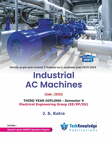 Buy Industrial AC Machines For MSBTE Diploma Electrical Engineering Sem ...