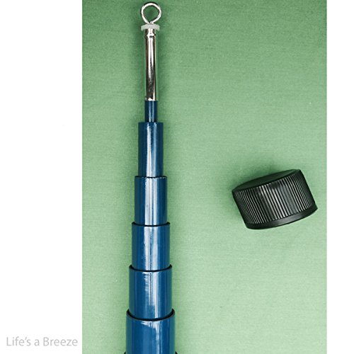 Telescopic Flag Pole 8.5M Professional Pole. Includes 360 Degree Giant ...