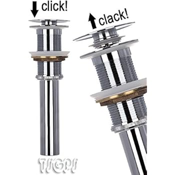 CLICK CLACK POP UP BASIN WASTE PUSH CLICKER: Amazon.co.uk: DIY & Tools