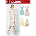 New Look Sewing Pattern 6447A Misses' Dresses, Paper, White, 22 x 15 x ...