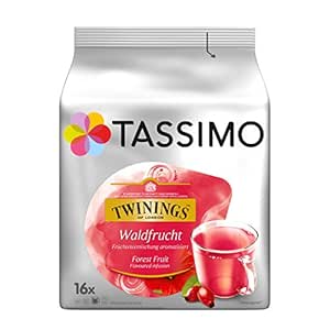 Tassimo Kapseln Twinings Forest Fruit Tee, 80 Tee Kapseln, 5er Pack, 5 ...