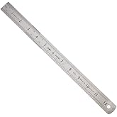 Stanley 64R Rustless Steel Rule 150 mm/6 Inch 0-35-400 : Amazon.co.uk ...