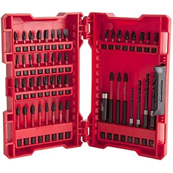 Milwaukee 4932430906 Shockwave, Schlagbohrer Bitset, rot, 48 Teile ...