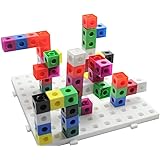 a2bsales 100 x 2cm Snap Cubes - Counting Linking Building Maths Home ...