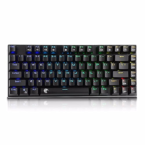 Buy HTACSA Small Rgb Mechanical Keyboard Compact Design Tenkeyless Led ...