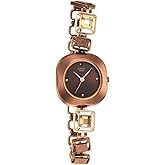 Titan Raga Love All Quartz Analog Brown Dial Brown Metal Strap Watch ...