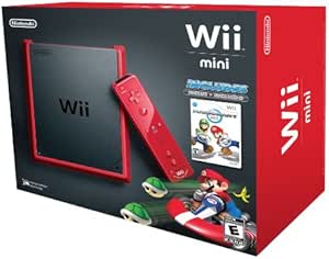 Wii Mini - Console, Black/Red con Mario Kart Wii [Bundle]: Amazon.it ...