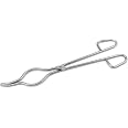 QWORK® Pince à creuset en acier inoxydable 30cm pour laboratoire ...