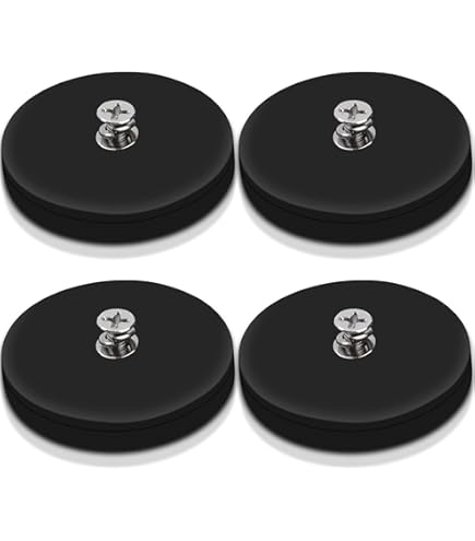 Cup Magnets 4PCS Super Powerful - 92lb Pull Force With 1/4-20 Threaded ...