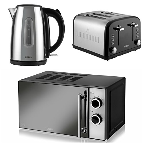 Buy Tower Modern Infinity Black Kitchen Set - a 1.7L Jug Kettle a 4 ...