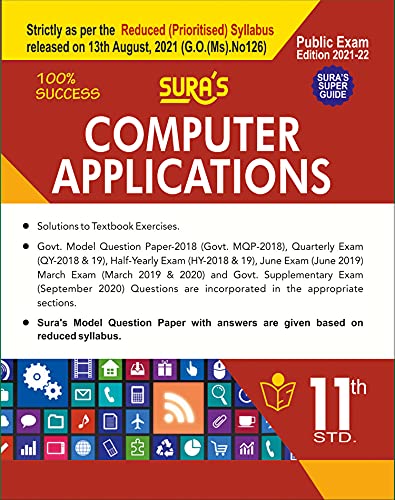 SURA`S 11th STD Computer Applications Guide (Reduced Prioritised ...