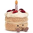 Jellycat Amuseable Birthday Cake - L: 12 cm x l: 12 cm x h: 16 cm ...