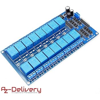 SainSmart 16-Channel Canal 12V Relay Relais Module pour Arduino DSP AVR ...