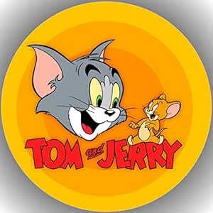 Fondant Tortenaufleger Tortenbild Geburtstag Tom & Jerry AMA1 : Amazon ...