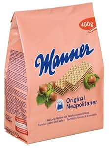 Manner Hazelnut Cream Filled Wafers (Pack of 10): Amazon.co.uk: Grocery