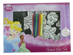 Disney Collection Velvet Princess Art Set - Disney Princess Coloring ...
