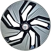 PRIGAN 16 Inch Universal Silver Black Wheel Cover/Cap for All 16 Inch ...