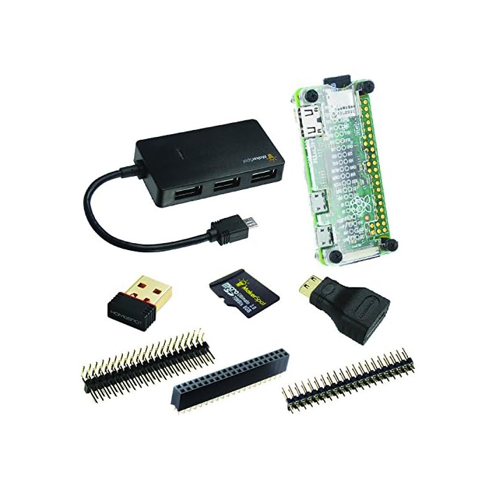 Buy MakerSpot 8-in-1 Raspberry Pi Zero W Mega Pack (no PiZero board ...