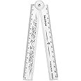 Liquidraw 30cm Folding Ruler Foldable Ruler School Stationery (Clear ...