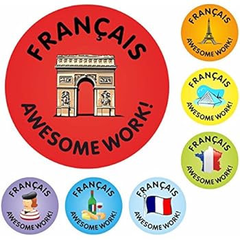 175 French Reward Stickers - Variety Pack for Teachers, Parents ...